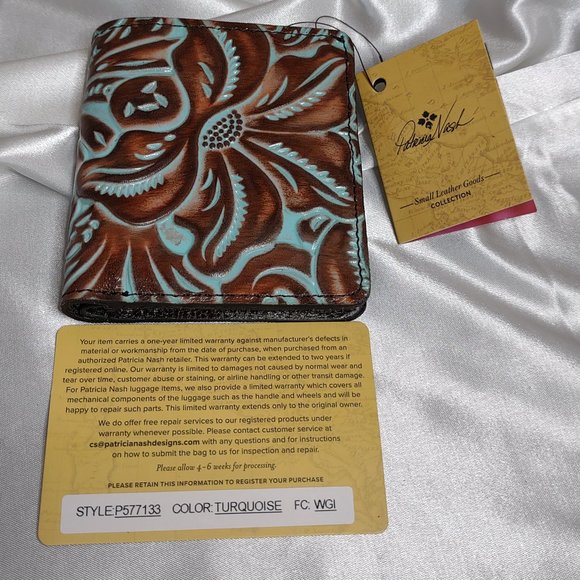 Patricia Nash | Bags | Patricia Nash Luzzi Turquoise Tooled Womens ...